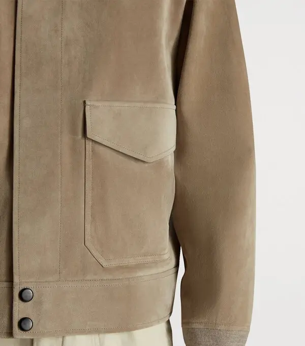 Dunhill Suede Harrington Jacket