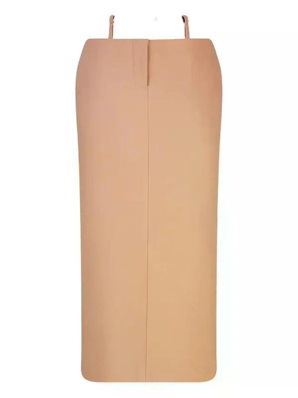 Attico Rear-slit Midi Skirt