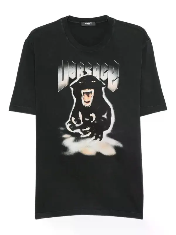 Versace Panther-print T-shirt