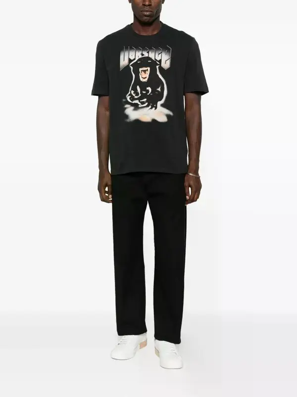Versace Panther-print T-shirt