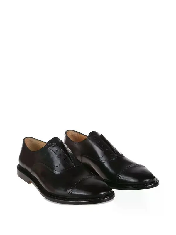 Premiata Leather Cap-toe Derby Shoes