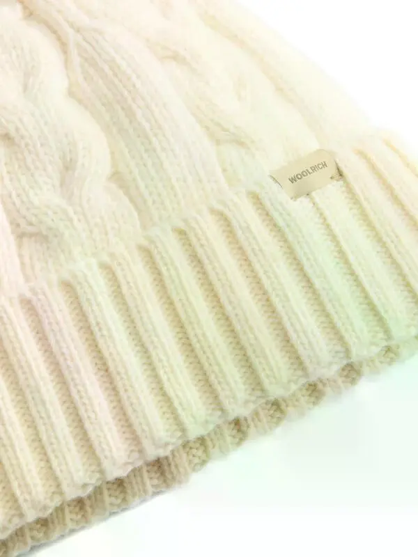 Woolrich Cable-knit Beanie - Neutrals