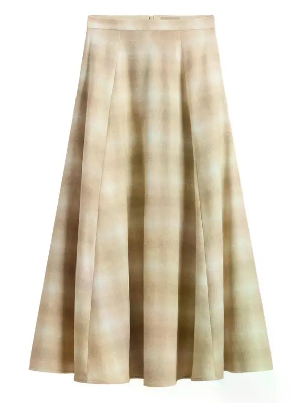 Woolrich Pleated Ombre Skirt
