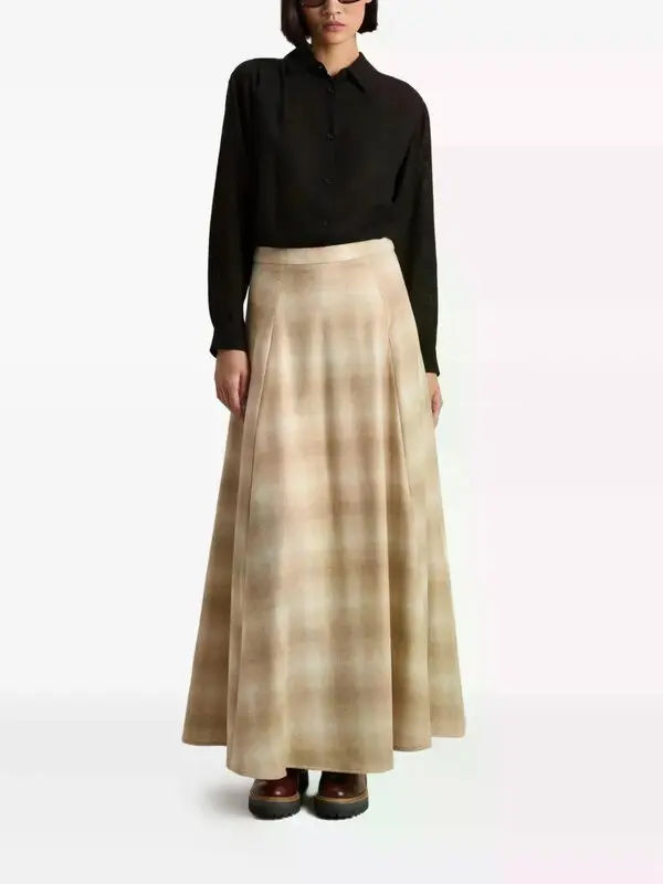Woolrich Pleated Ombre Skirt