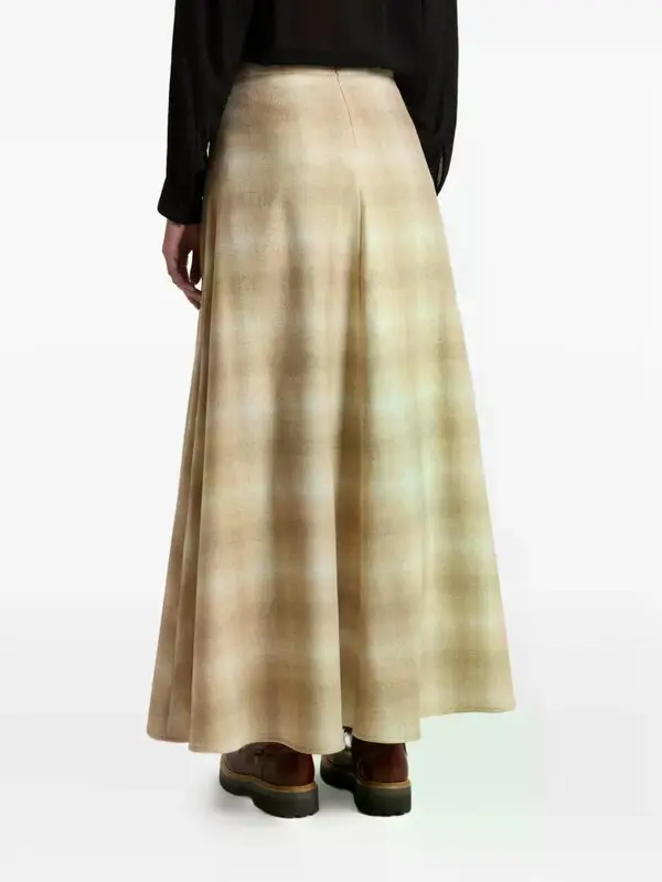 Woolrich Pleated Ombre Skirt