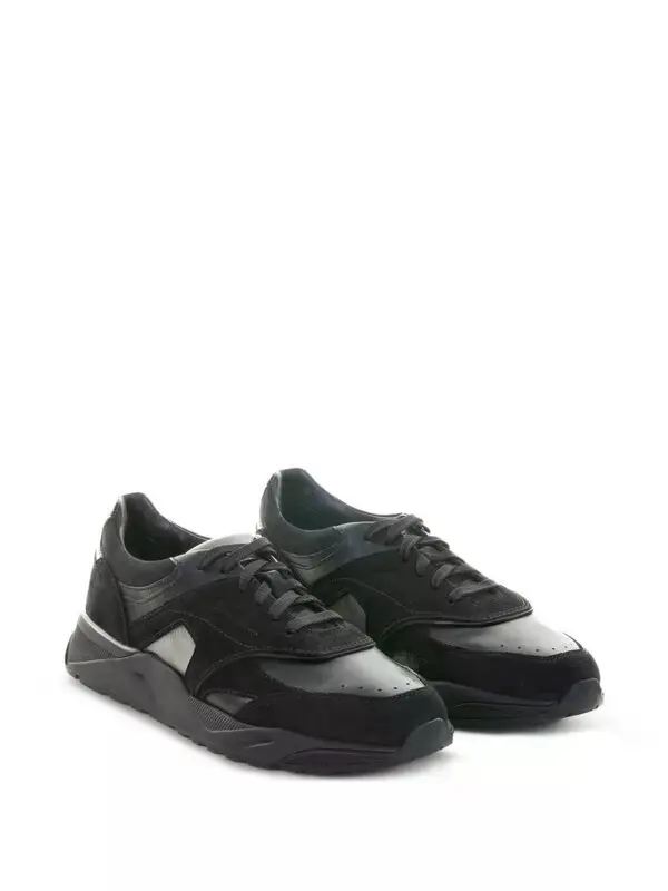 Santoni Leather Low-top Sneakers