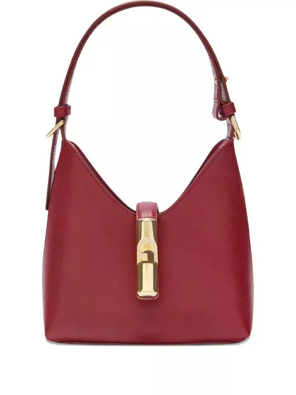 Furla Mini Leather Shoulder Bag - Red