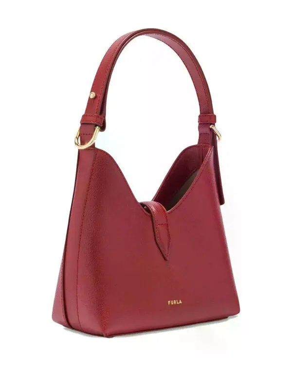 Furla Mini Leather Shoulder Bag - Red
