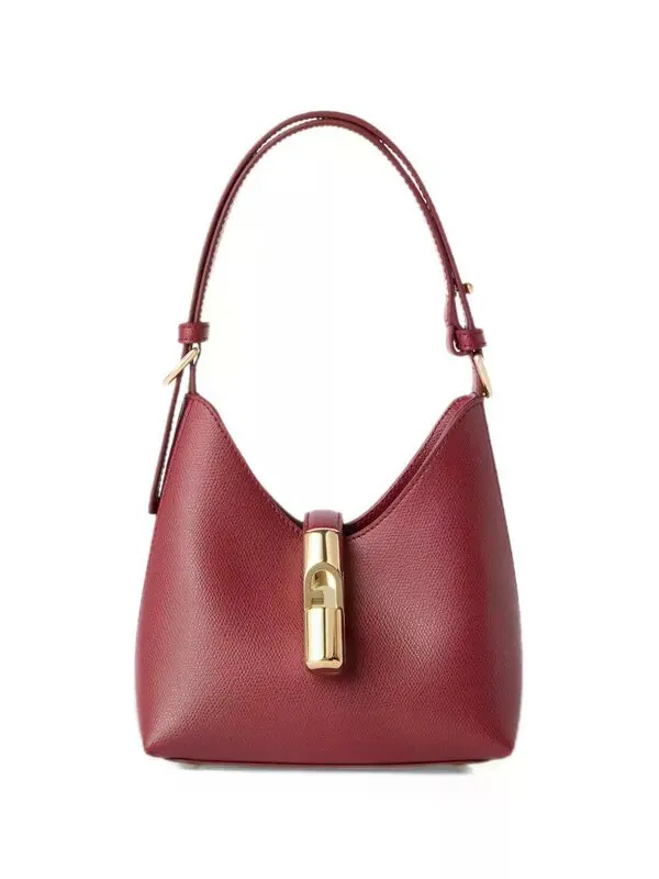 Furla Mini Leather Shoulder Bag - Red