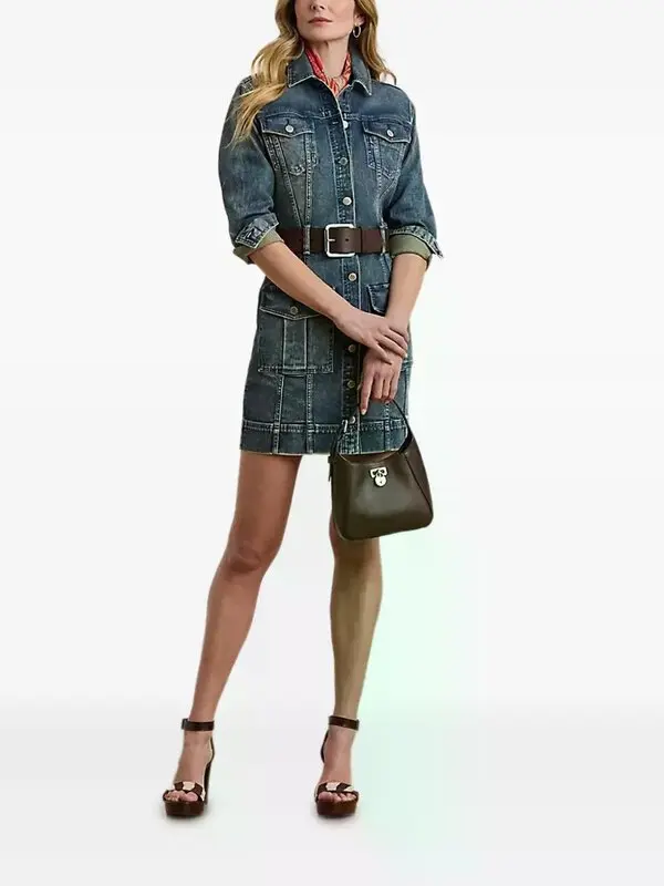 Ralph Lauren Button-fastening Denim Mini Dress
