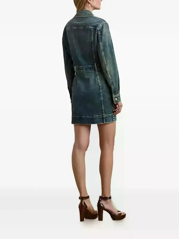 Ralph Lauren Button-fastening Denim Mini Dress