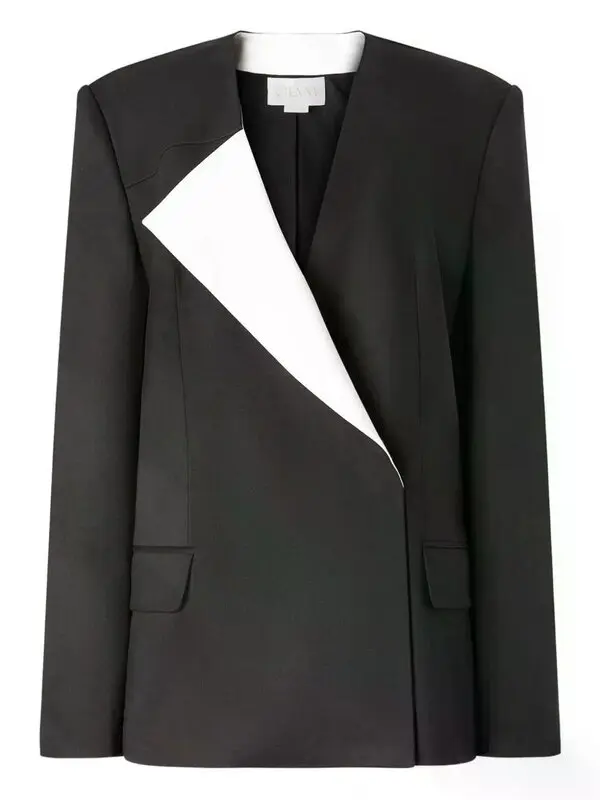 GENNY Contrasting-panel Blazer