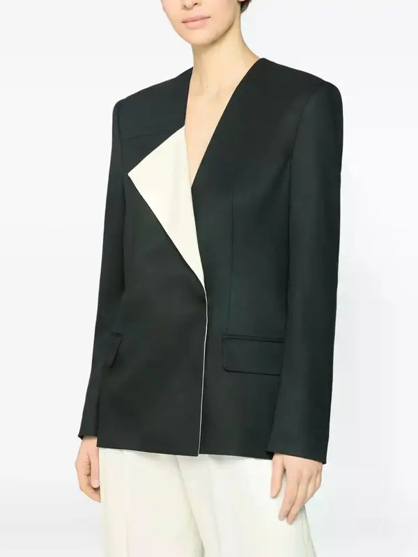 GENNY Contrasting-panel Blazer