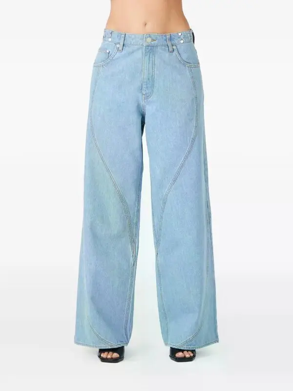 NO44 Curved-seam Jeans