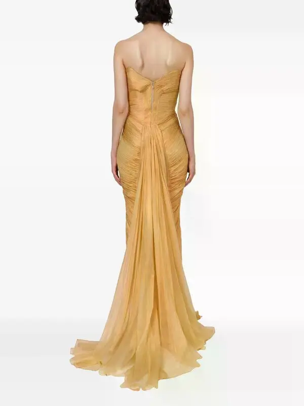 IRIS SERBAN Christina Strapless Gown