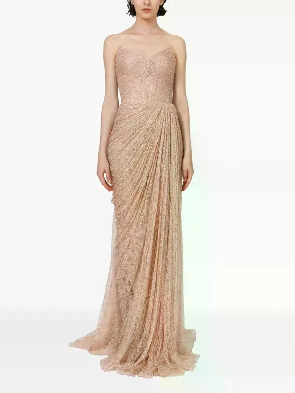 IRIS SERBAN Irene Strapless Gown