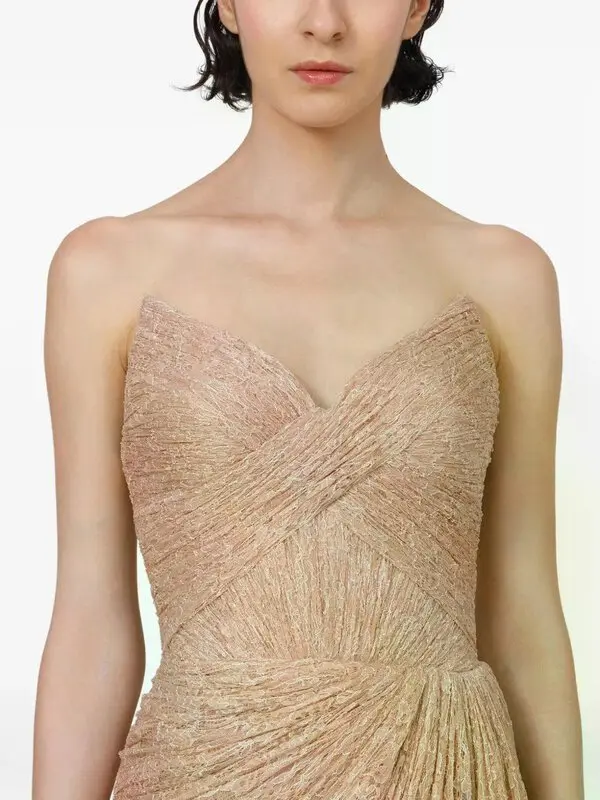 IRIS SERBAN Irene Strapless Gown