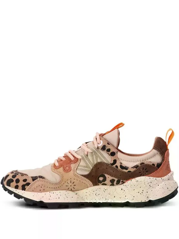 FLOWER MOUNTAIN Yamano 3 Leopard-print Sneakers - Neutrals