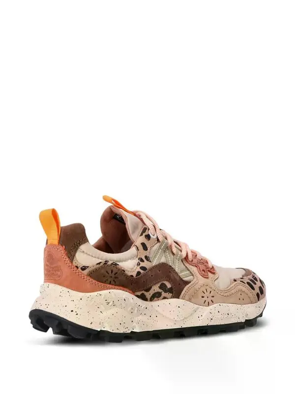 FLOWER MOUNTAIN Yamano 3 Leopard-print Sneakers - Neutrals