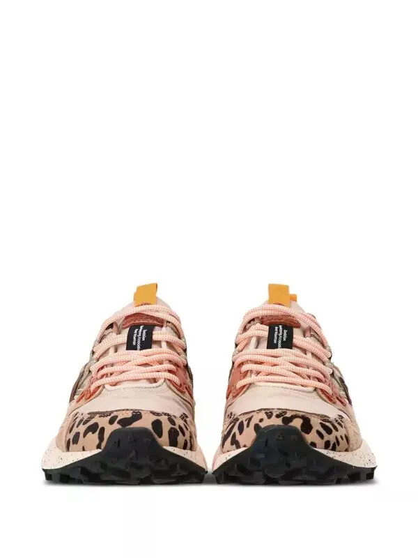 FLOWER MOUNTAIN Yamano 3 Leopard-print Sneakers - Neutrals