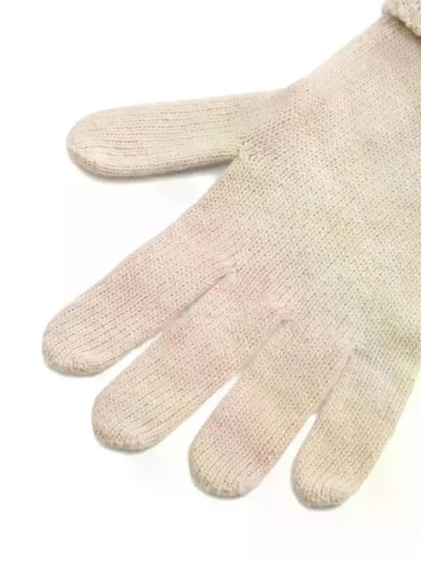 Woolrich Ribbed-cuff Wool Gloves - Neutrals