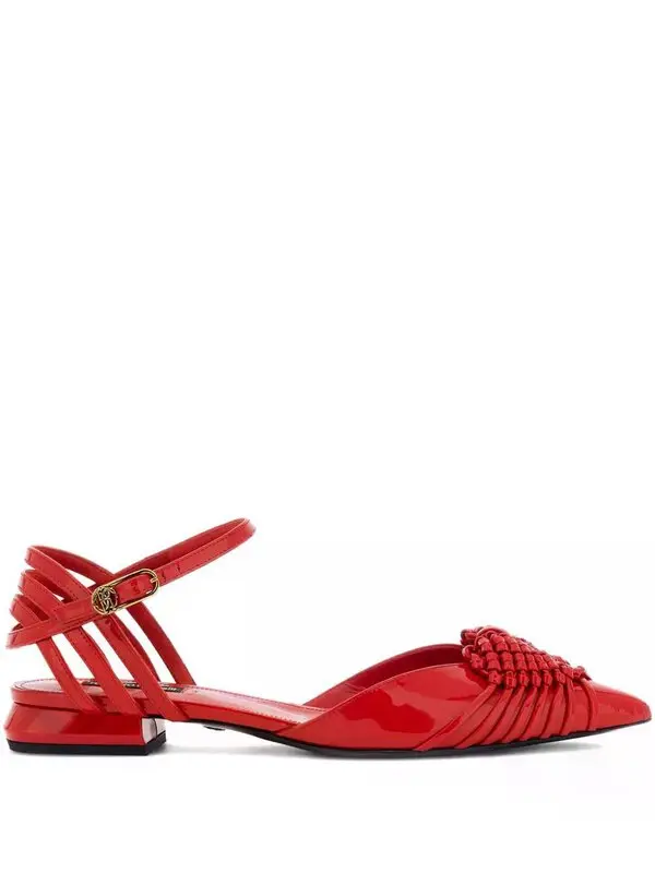Roberto Cavalli Woven Sandals