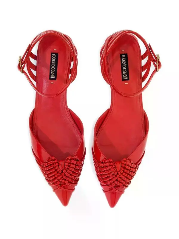Roberto Cavalli Woven Sandals