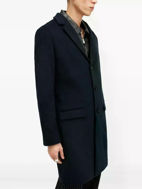ALLSAINTS Button-fastening Single-breasted Coat