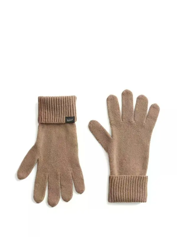 Woolrich Knitted Gloves - Brown
