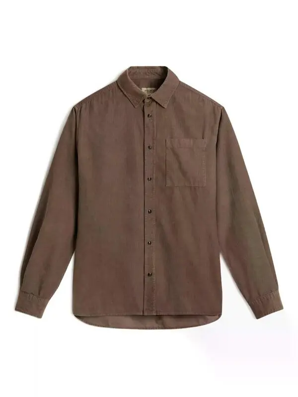 Woolrich Corduroy Cotton Shirt - Brown