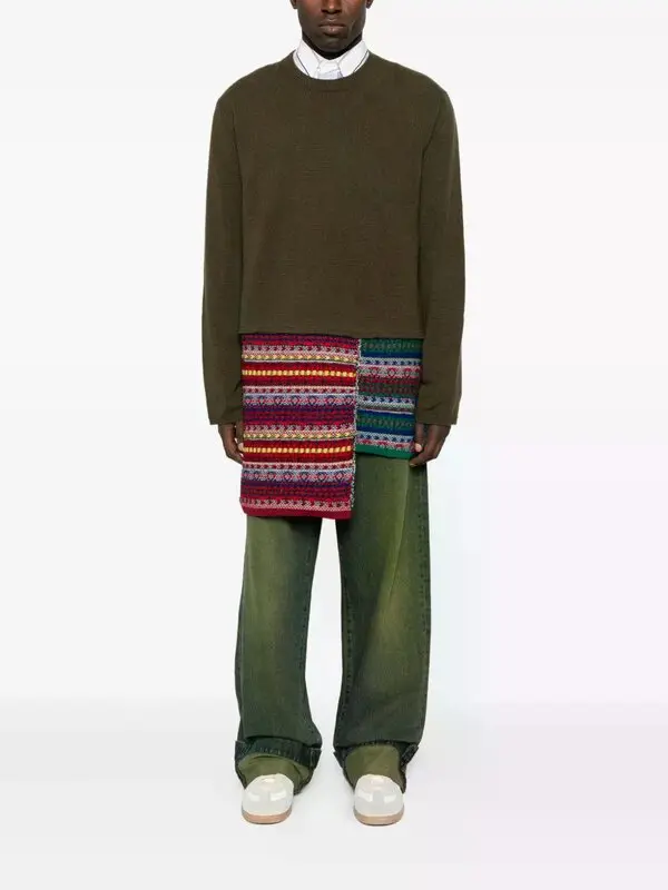 Comme Des Garçons Patchwork Panelled Sweater