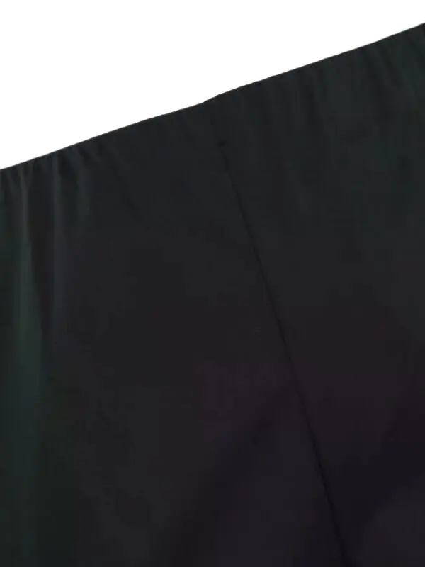 Liviana Conti Elastic-waist Flared Trousers - Black