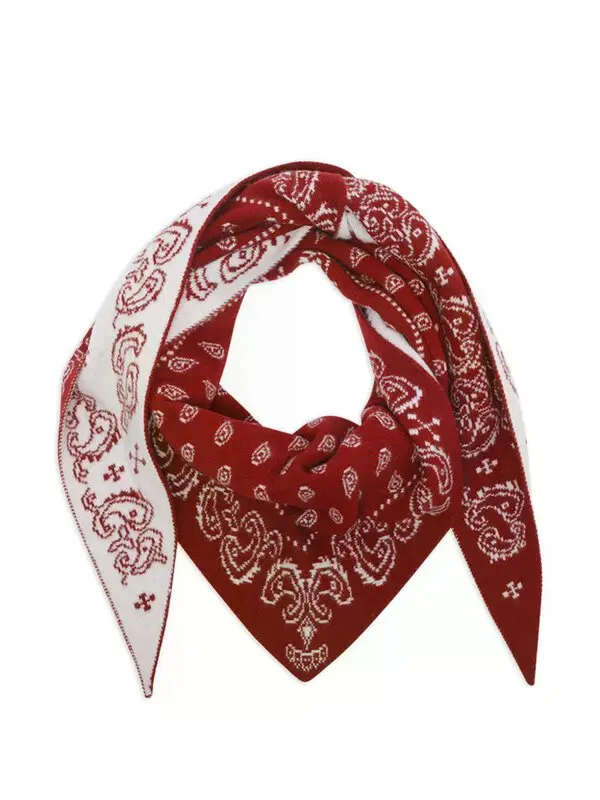 Guest In Residence Paisley-patterned Scarf - Red