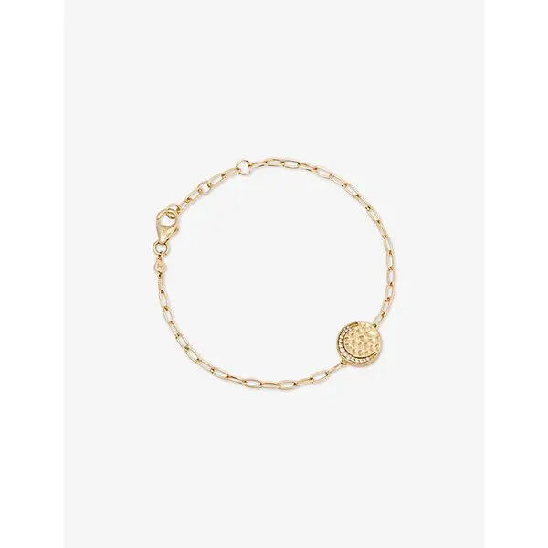 Astley Clarke 18ct And White Sapphire Locket Bracelet - Yellow Gold Vermeil