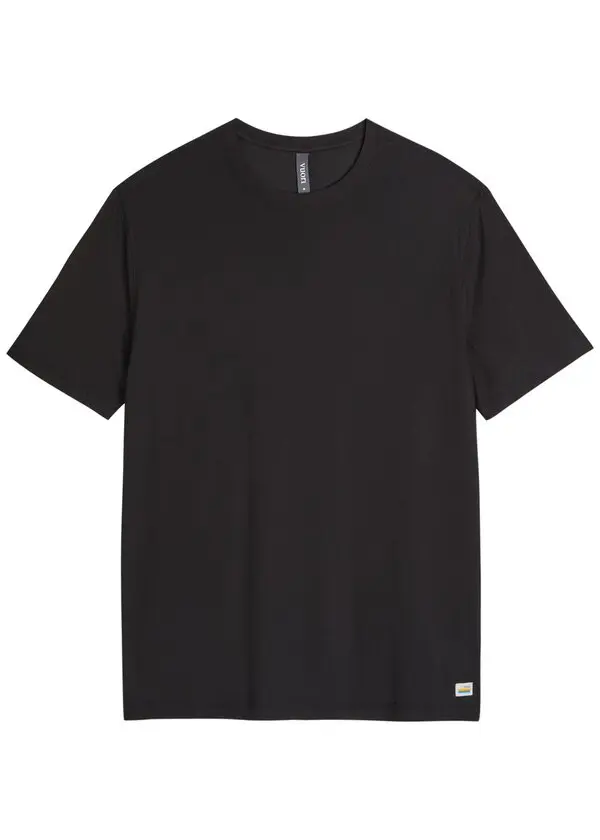 Vuori Strato Tech Stretch-jersey T-shirt - Black