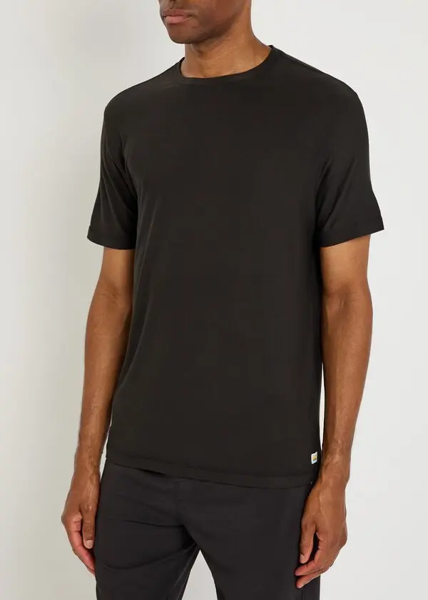 Vuori Strato Tech Stretch-jersey T-shirt - Black