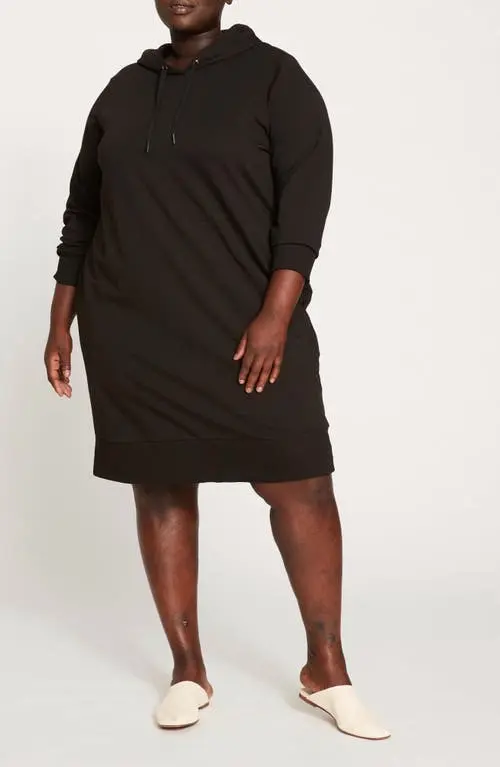 Universal Standard Long Sleeve Hooded Sweatshirt Dress