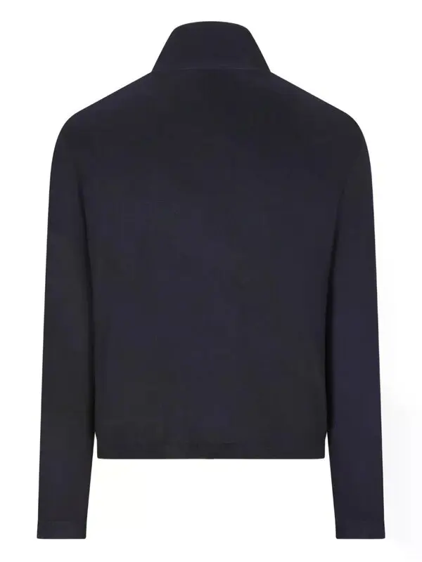 Loro Piana Stand-up Collar Zip-front Jacket - Blue
