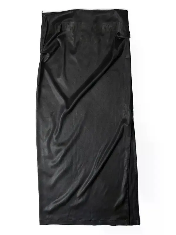 OPEN YY Side-zip Midi Skirt