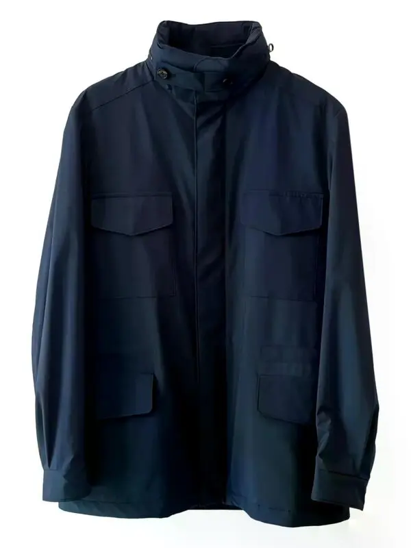 Loro Piana Traveller High-neck Jacket - Blue