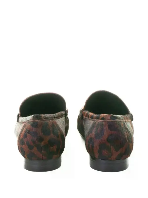 BIBI LOU Leopard-print Leather Loafers
