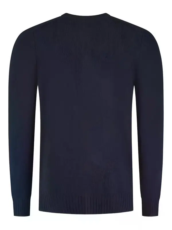 GRAN SASSO Crew-neck Ribbed Sweater