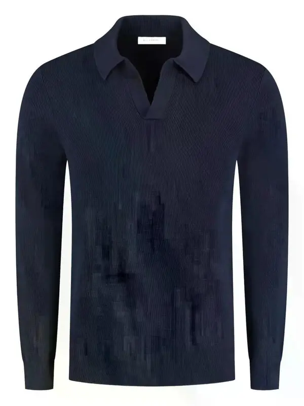 GRAN SASSO Polo-neck Ribbed Sweater