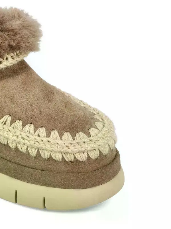 Mou Bounce Ankle Boots - Brown