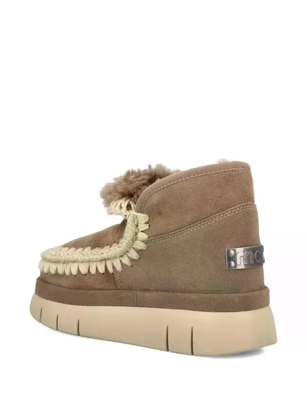 Mou Bounce Ankle Boots - Brown