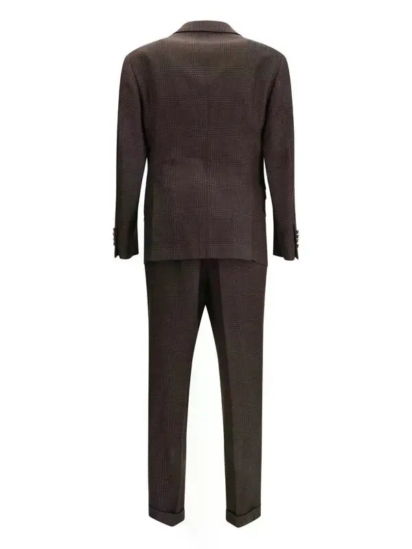 Brunello Cucinelli Check-pattern Suit