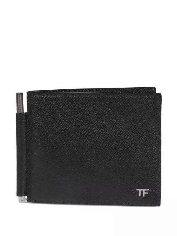TOM FORD Hinged Leather Wallet - Black