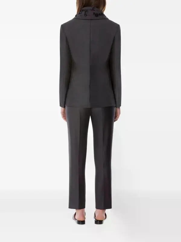Alberta Ferretti Pressed-crease Trousers