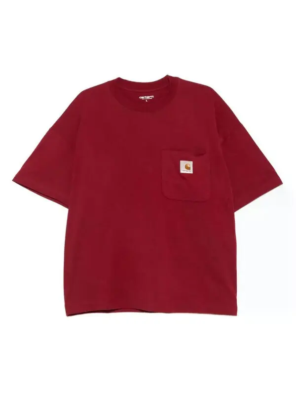 Carhartt Work In Progress Logo-patch T-shirt - Red