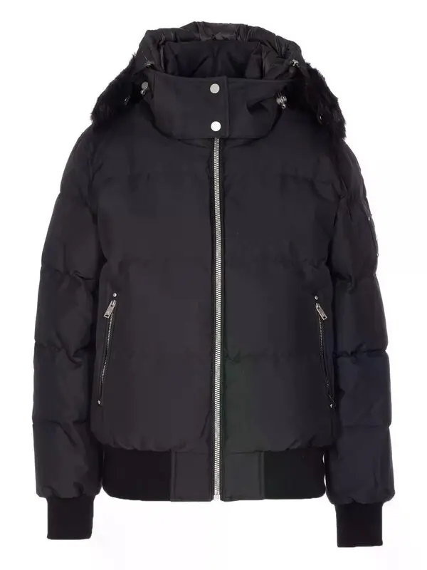 Moose Knuckles Cloud Hooded Puffer Jacket - Black